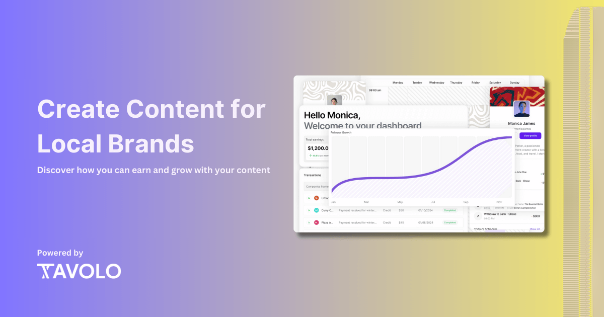 Join the Tavolo Creator Waitlist!
